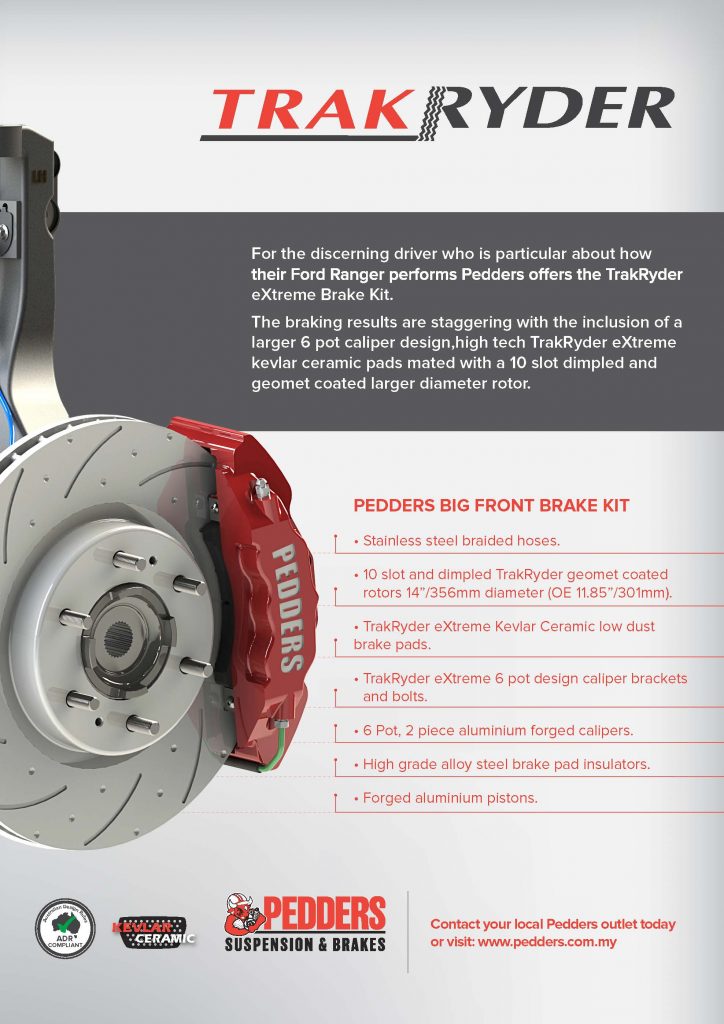 Trak Ryder Extreme Brake Kits – Pedders Suspension Malaysia